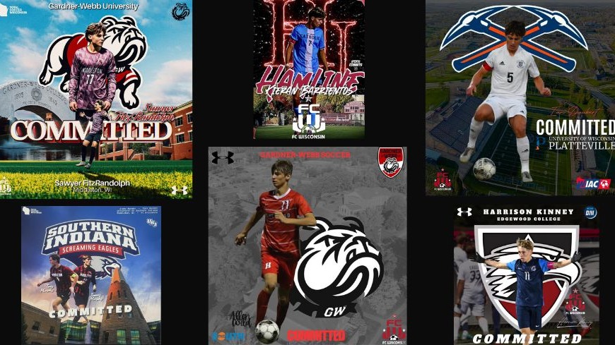 FC WISCONSIN LEADS STATE IN COLLEGE COMMITMENTS