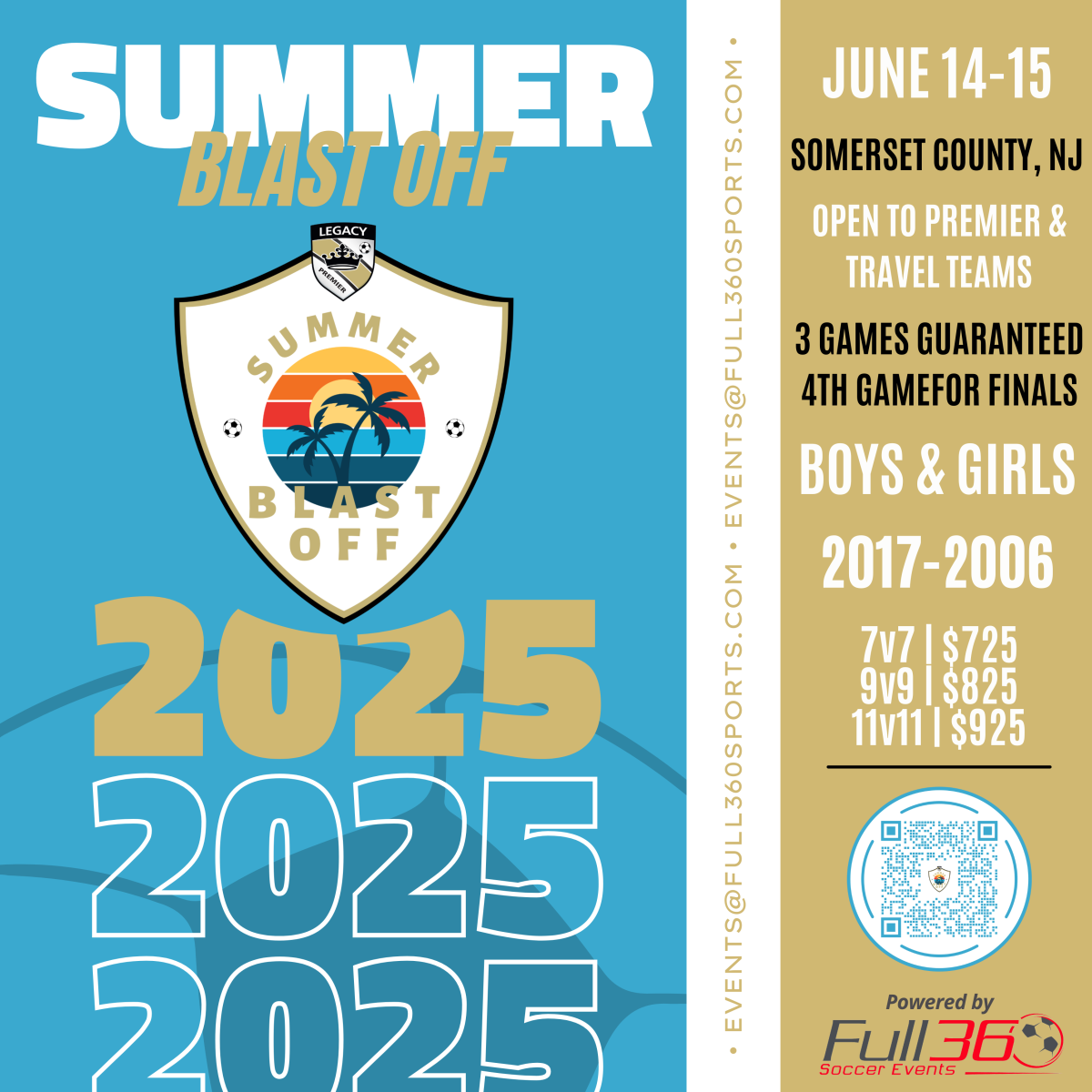2025 Summer Blast Off Flyer