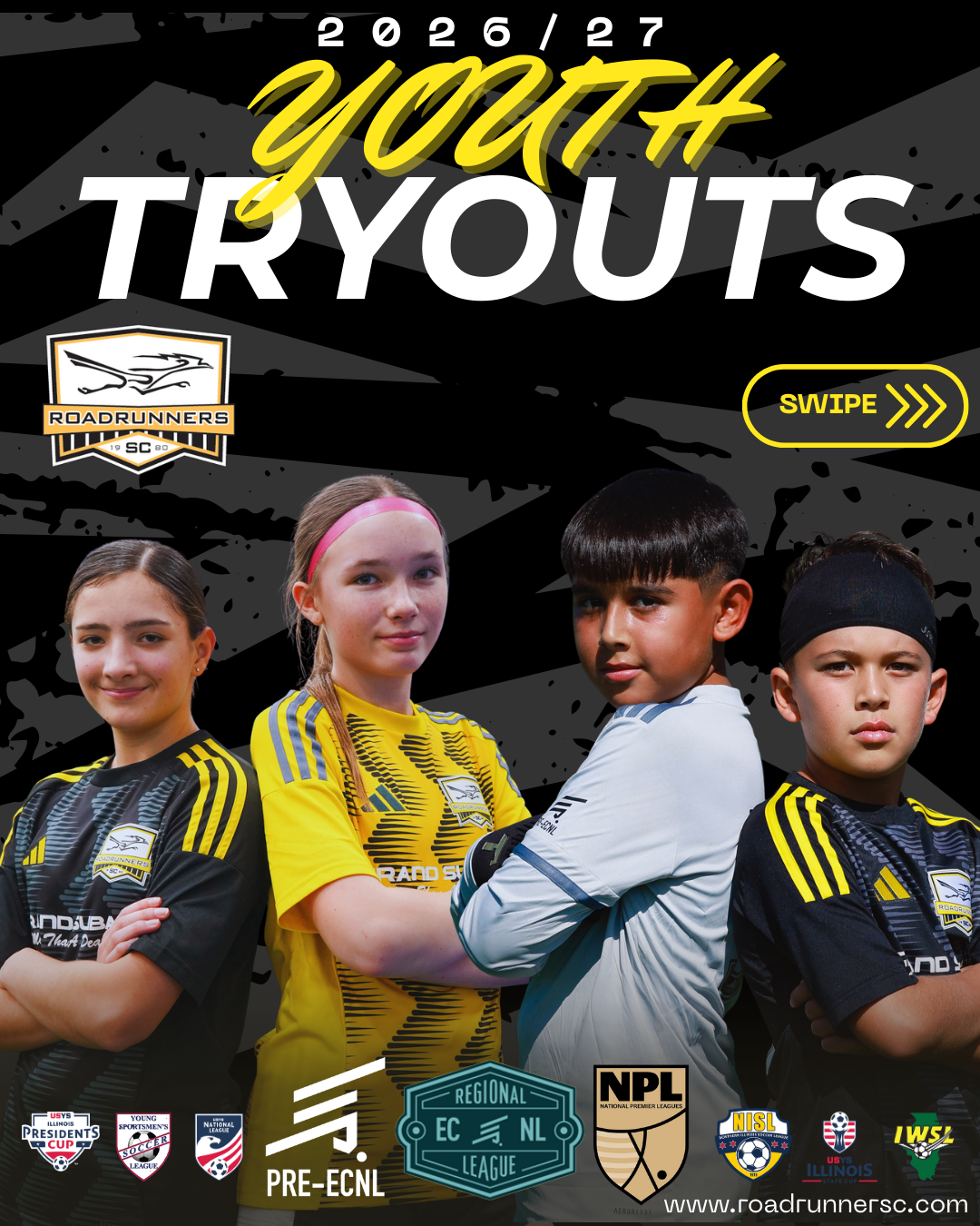 Tryout Registration for the 2026/27 season here