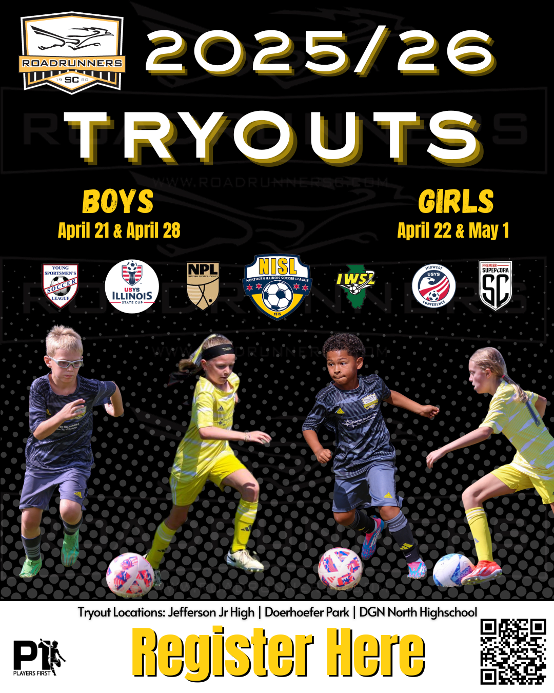 Missed Club-wide Tryouts?