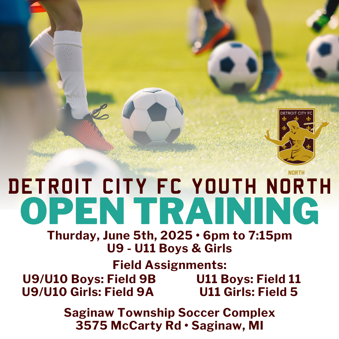 Open Training Thursday U9-U11